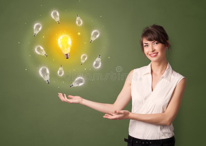 Person Presenting New Idea Concept Stock Image - Image of board ...