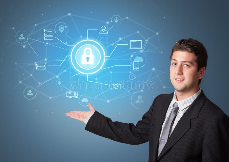 Person Presenting Office Cloud Technology Concept Stock Image - Image ...