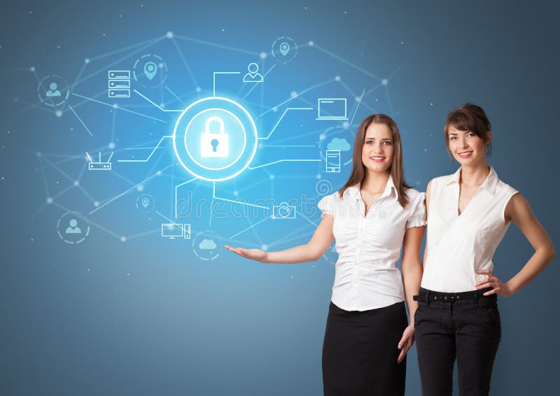 Person Presenting Office Cloud Technology Concept Stock Image - Image ...