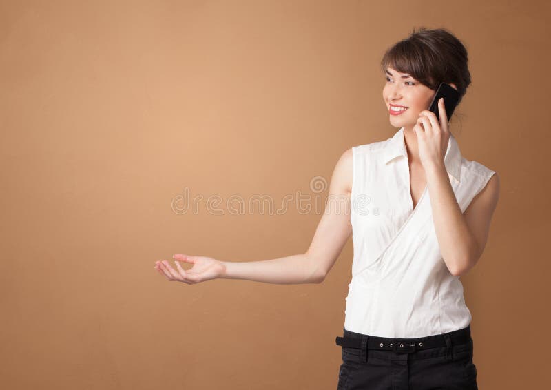 Person Presenting Something with Empty Space Stock Photo - Image of ...