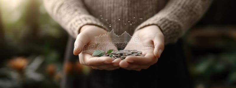 A Person Presents Seeds in Their Open Hands, Showcasing a Visual ...