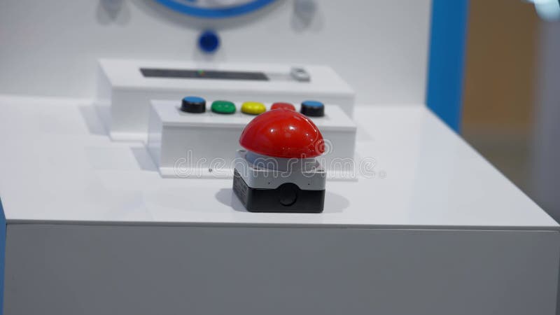 Safety Button Push by Person Stock Footage - Video of measures, quick ...