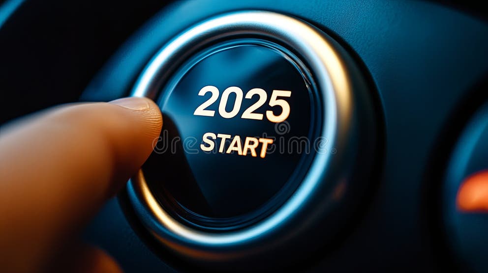 Person is Pressing a Button that Says "start" on it. AI Generated Stock ...