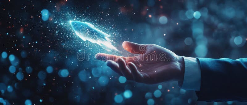 A Person is Pressing Down on a Button Using Their Finger Stock Photo ...