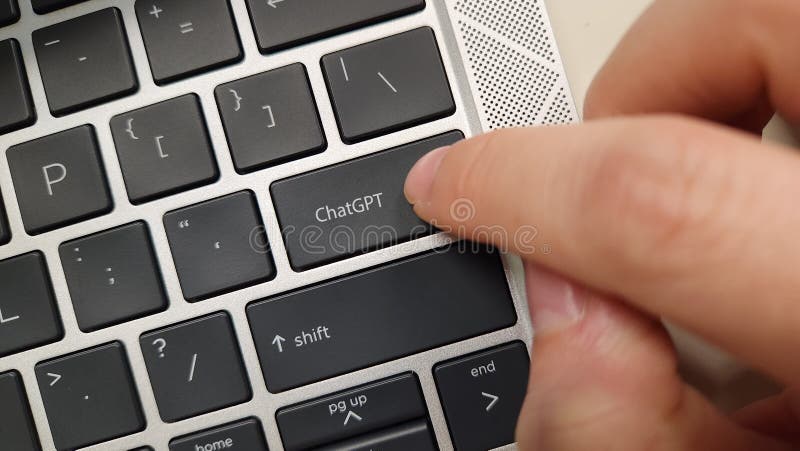 A Person Pressing a Keyboard Key with the Word ChatGPT Editorial ... A Person Pressing a Keyboard Key with the Word ChatGPT Editorial ...