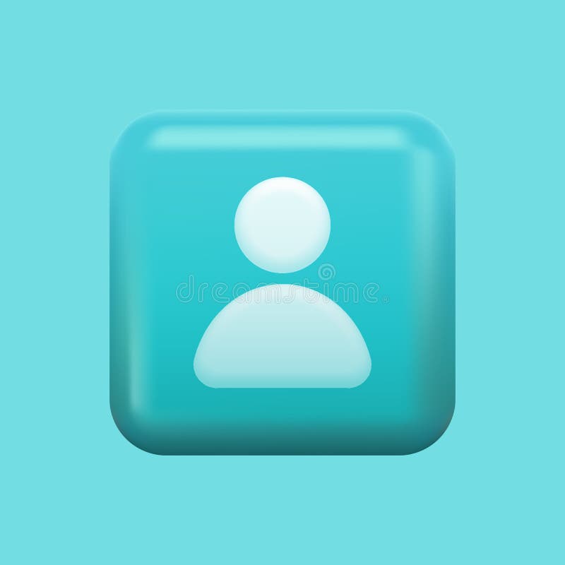 Profile Icon. Person Icon. Profile Button on a Blue Gradient Circle ...