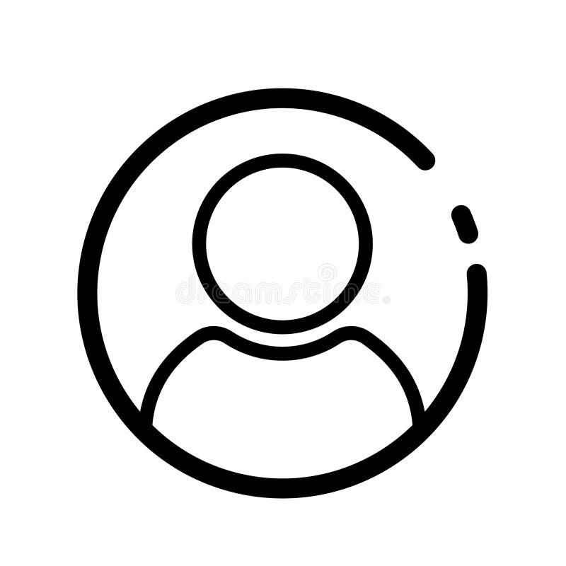 Person Profile, User Avatar - Vector Icon Stock Vector - Illustration ...
