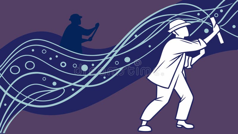 Person Pulling Dynamic Abstract Lines Force Graphic, Vector Design ...