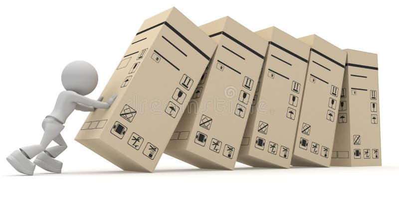 Person Push Box Stock Illustrations – 424 Person Push Box Stock ...