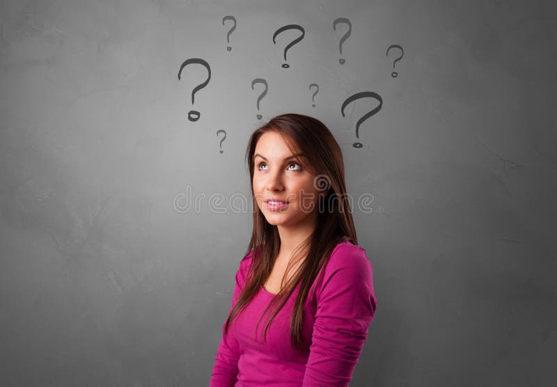 Person with Question Concept Stock Image - Image of idea, negotiate ...