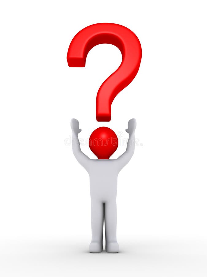 Question Mark Person Clipart