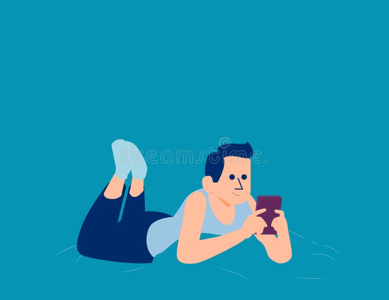 Person with React. Business Vector Illustration Concept Stock Vector ...