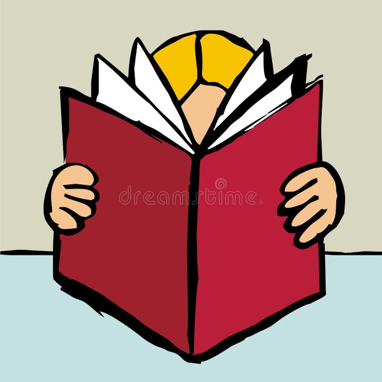 Cartoon Person Reading Book Stock Illustrations – 24,268 Cartoon Person ...