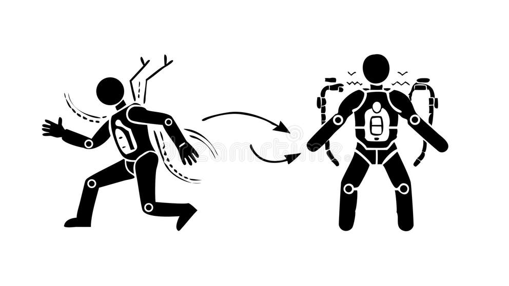 Person and Robot Interaction, Human-machine Collaboration, Technology ...