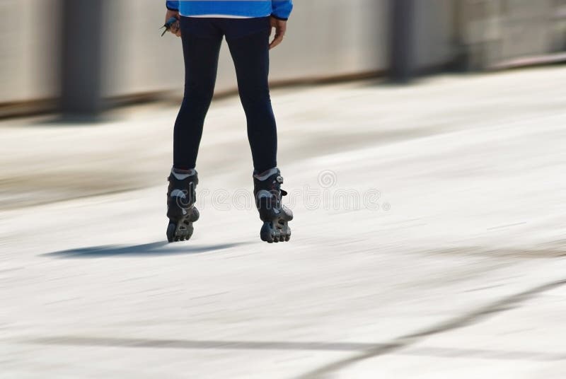 Person on roller skates stock image. Image of leisure - 19271687