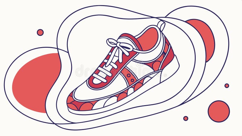 Person Running within an Abstract Circular Pattern, Movement Vector ...