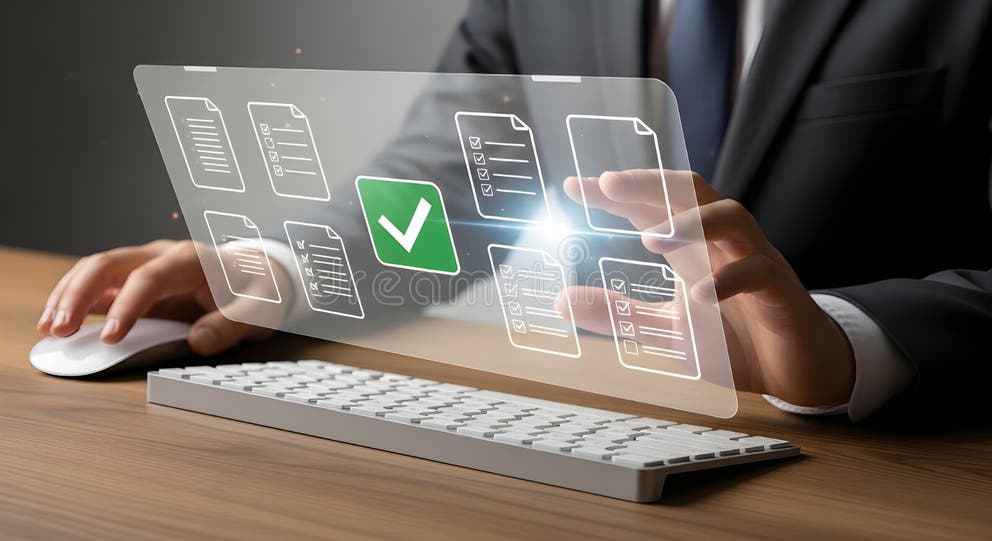 Checklist Computer Mouse Stock Illustrations – 1,308 Checklist Computer ...