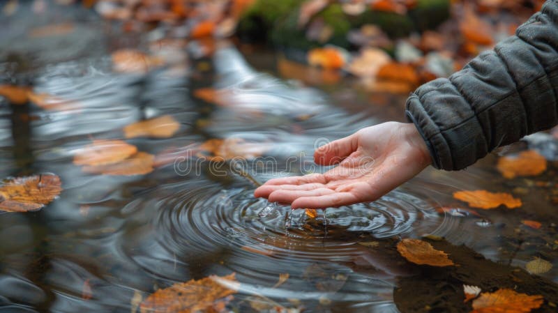 431 Leaf Touching Water Stock Photos - Free & Royalty-Free Stock Photos ...