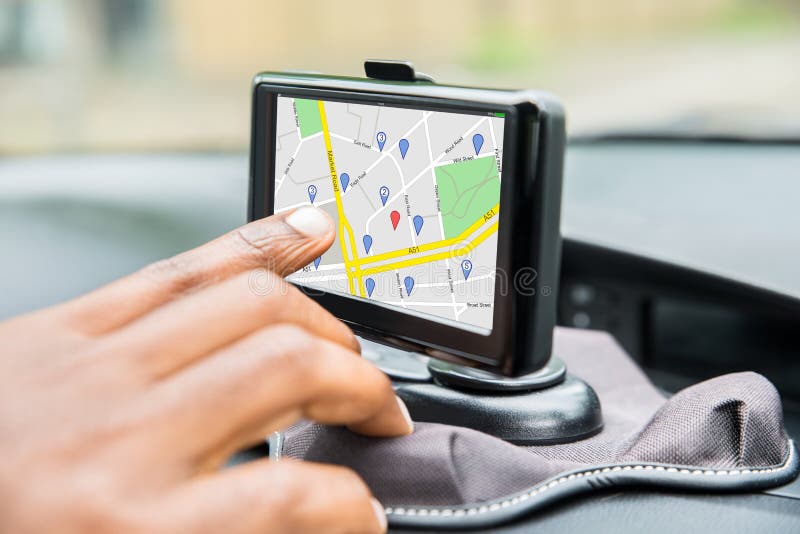 Person`s Hand Using GPS Service Stock Photo - Image of person, people ... Person`s Hand Using GPS Service Stock Photo - Image of person, people ...