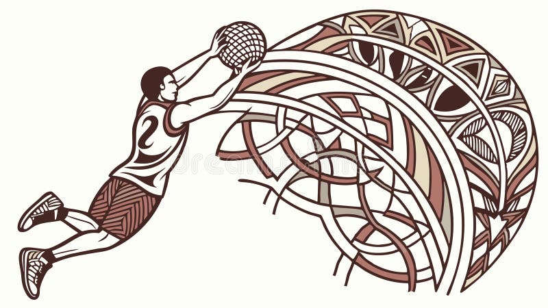 Person S Head with Network Grid Illustration, Vector Design Generative ...