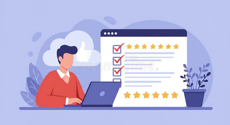 Person Behind Computer Stock Illustrations – 2,918 Person Behind ...