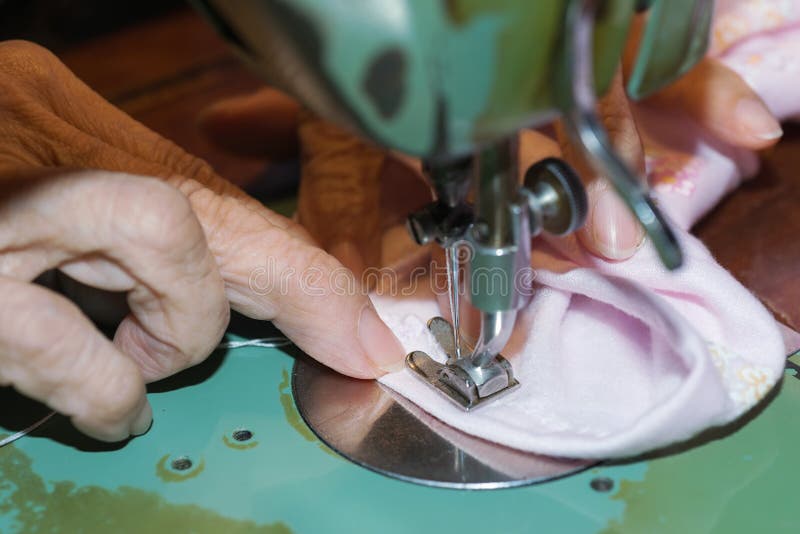 Person sewing machine stock image. Image of factory, occupation - 48580295