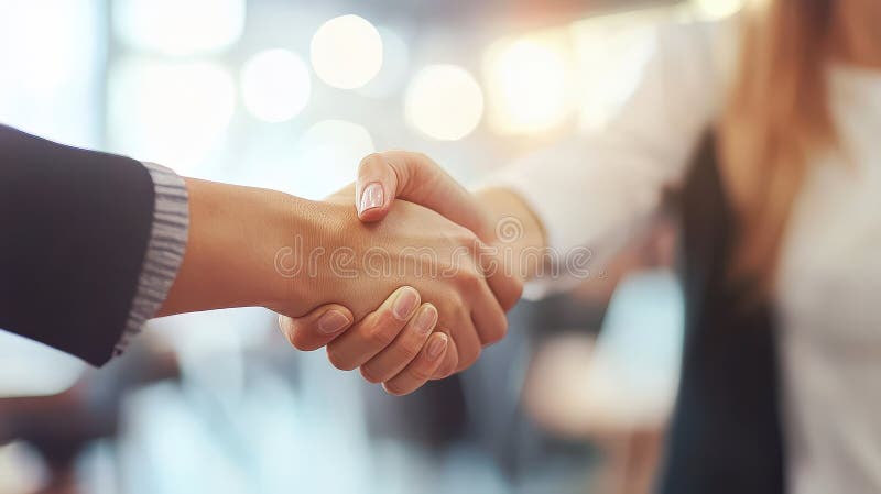 A Person Shaking Hands with an Interviewer at the End of a Job ...