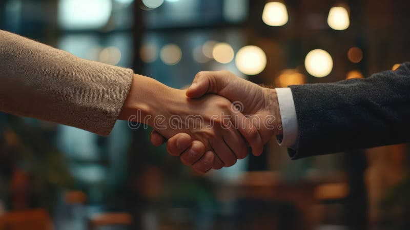 A Person Shaking Hands with an Interviewer at the End of a Job ...