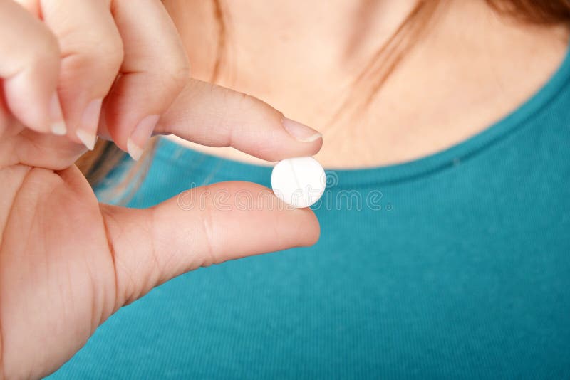Person showing a pill stock image. Image of healthy, people - 41892019