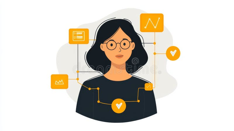 A Person is Shown with a Large Language Model Displayed on a Virtual ...