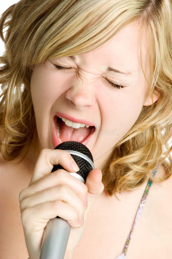 Person Singing stock photo. Image of people, girl, singing - 3301828