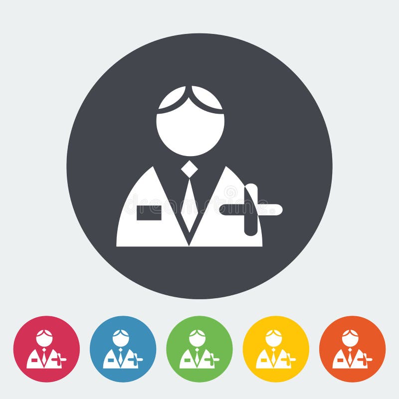 Person single icon. stock vector. Illustration of person - 90677627