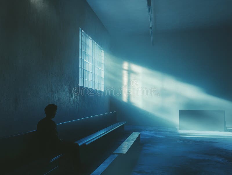 Prison Cell Solitude stock image. Image of prison, solitude - 389581251
