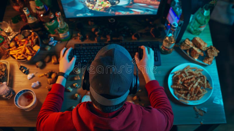 Person Sitting in Front of Laptop Stock Image - Image of communication ...