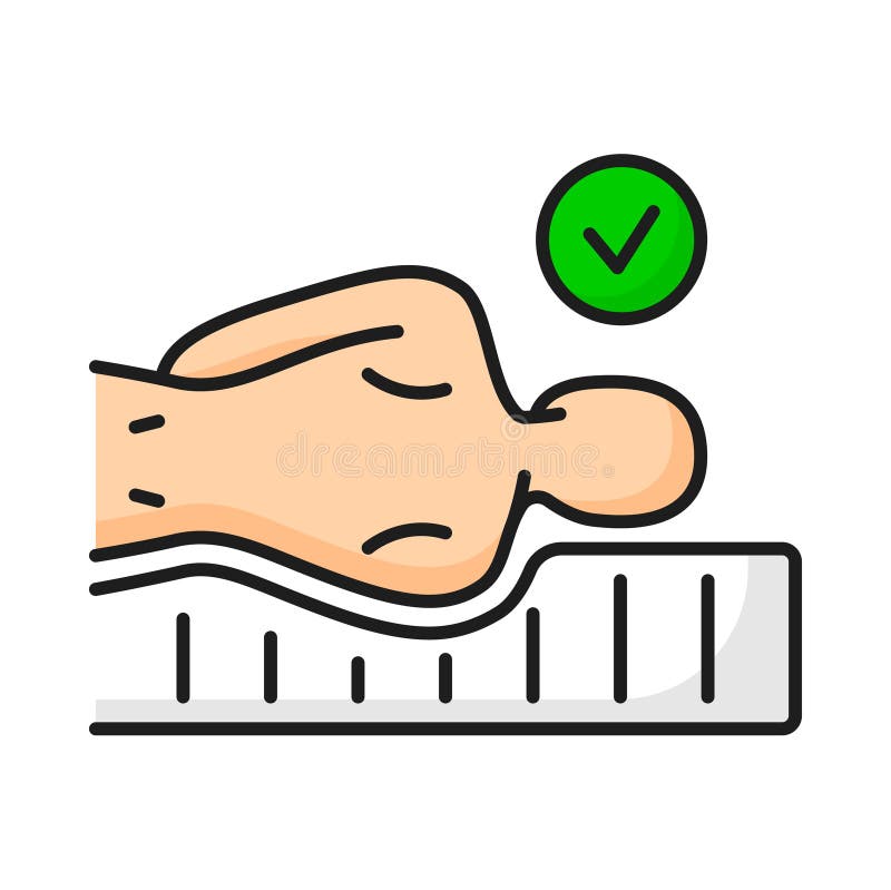 Correct Sleeping Position Stock Illustrations – 343 Correct Sleeping ...