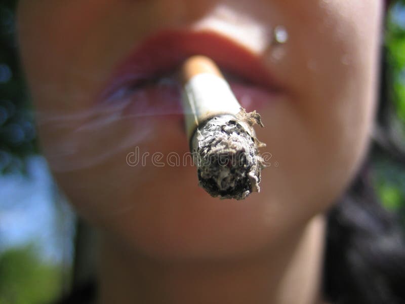 Person smoking cigarette stock image. Image of portrait - 731055