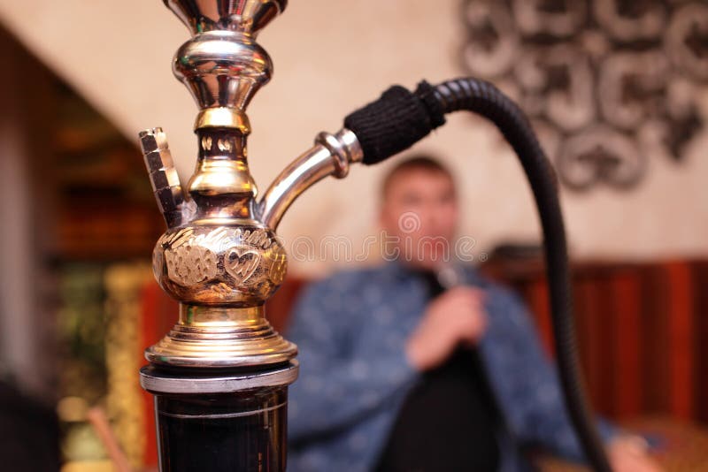 Person smoking shisha stock photo. Image of ornate, decor - 52241540