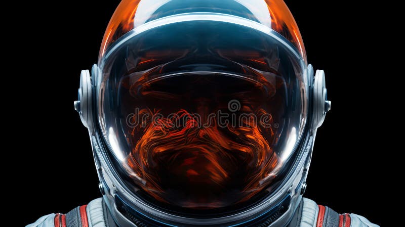 A Person in a Space Suit Up Close Stock Image - Image of astronautics ...