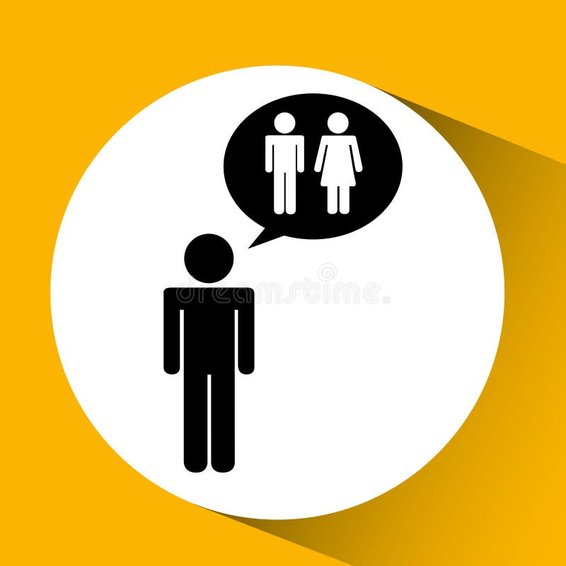 Person in the Square Button Isolated Icon Design Stock Illustration ...