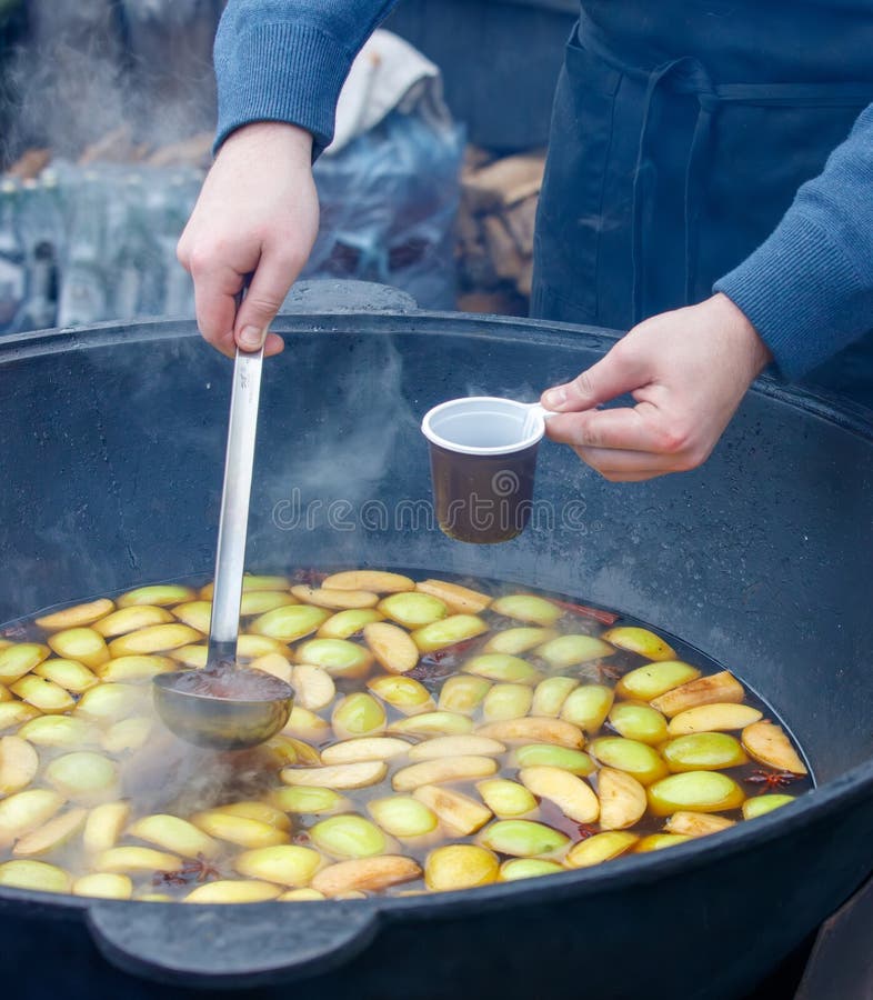 A Person is Stirring a Pot of Food with a Spoon Stock Image - Image of ...