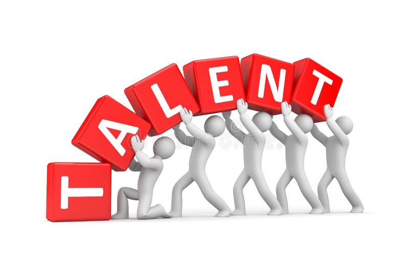 The talent person teamwork stock illustration. Illustration of ...