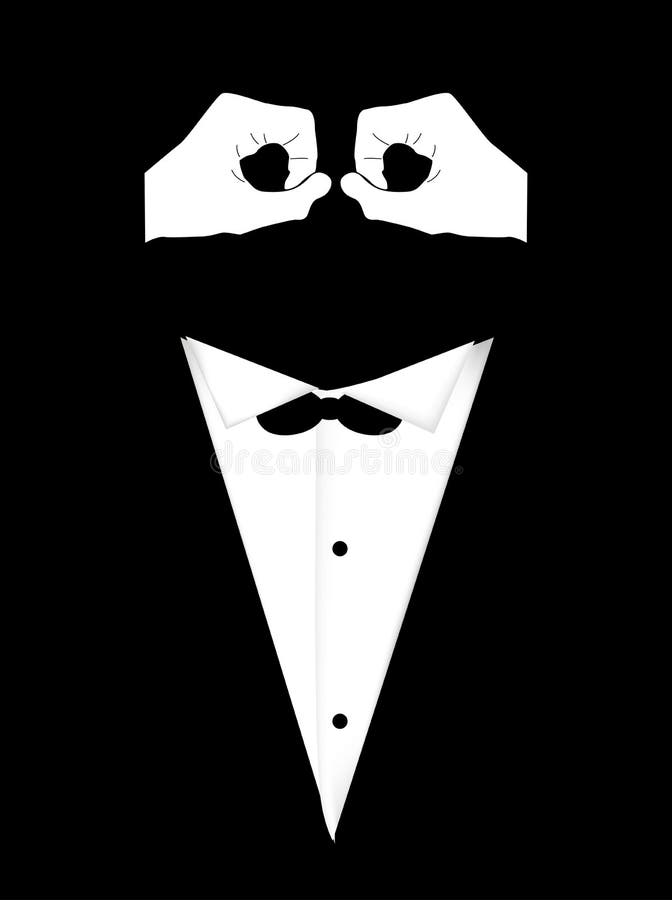 Person in tailcoat stock vector. Illustration of people - 5617148