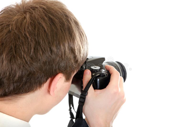 Person Take a Picture with a Camera Stock Photo - Image of paparazzo ...