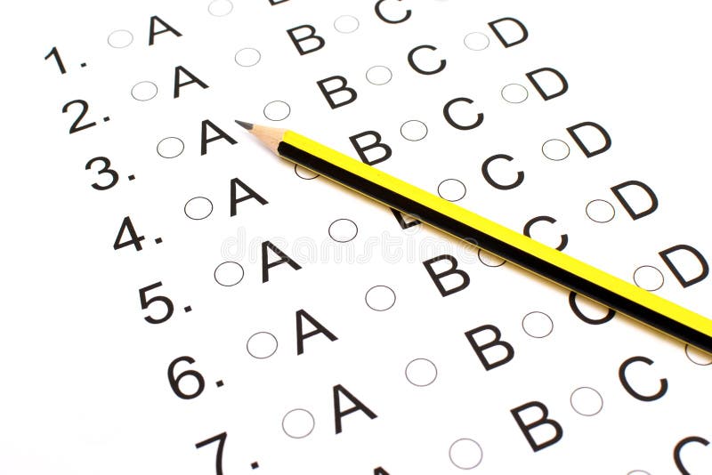 Person taking an exam stock photo. Image of learn, multiple - 44068572