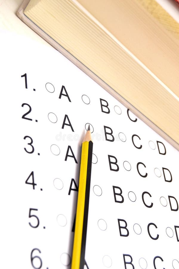 Person taking an exam stock image. Image of academic - 44068593