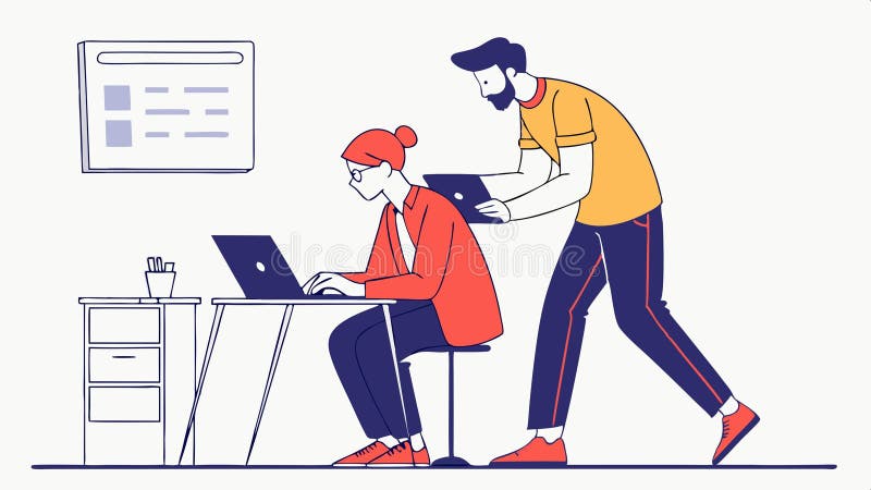 Adult Computer Teaching Stock Illustrations – 1,540 Adult Computer ...