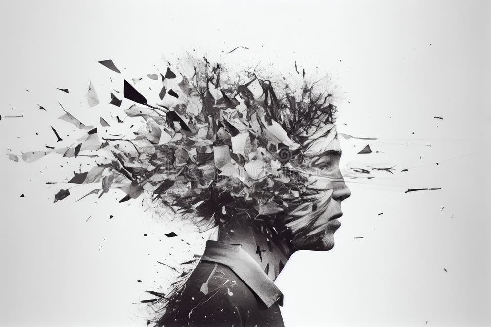 Person, with Their Mind in a State of Disarray, Going through Various ...