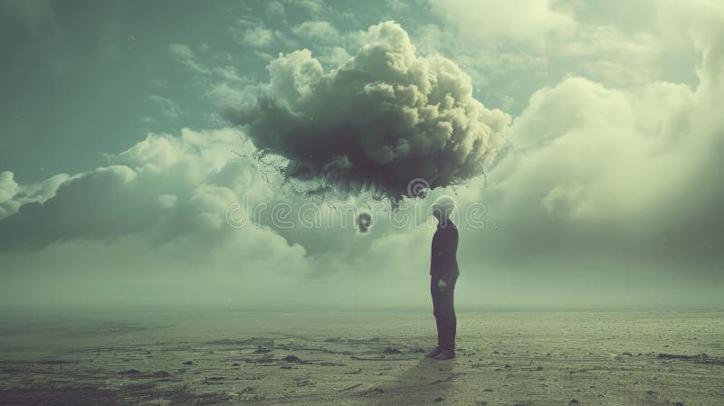 A Person in Thought, Symbolizing Inner Exploration and Deep ...