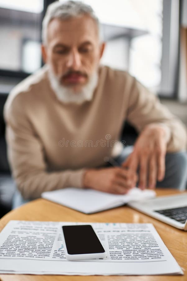 Focused Individual Engaging Documents Technology Stock Photos - Free ...