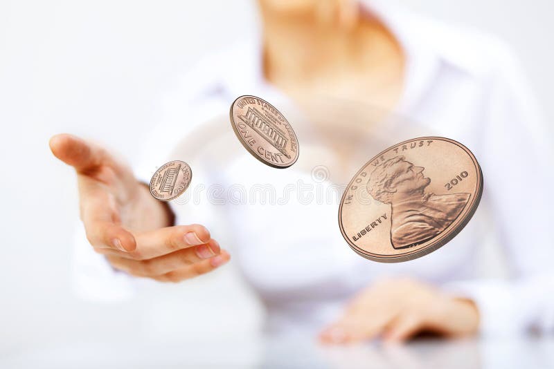 Coin As Symbol of Risk and Luck Stock Photo - Image of luck, game: 29795092